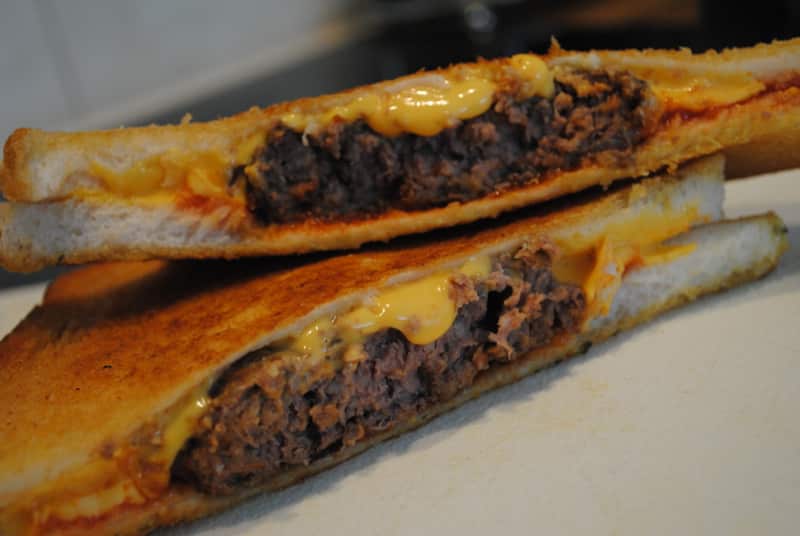 Burger toastie recipe Recipe - Student Eats